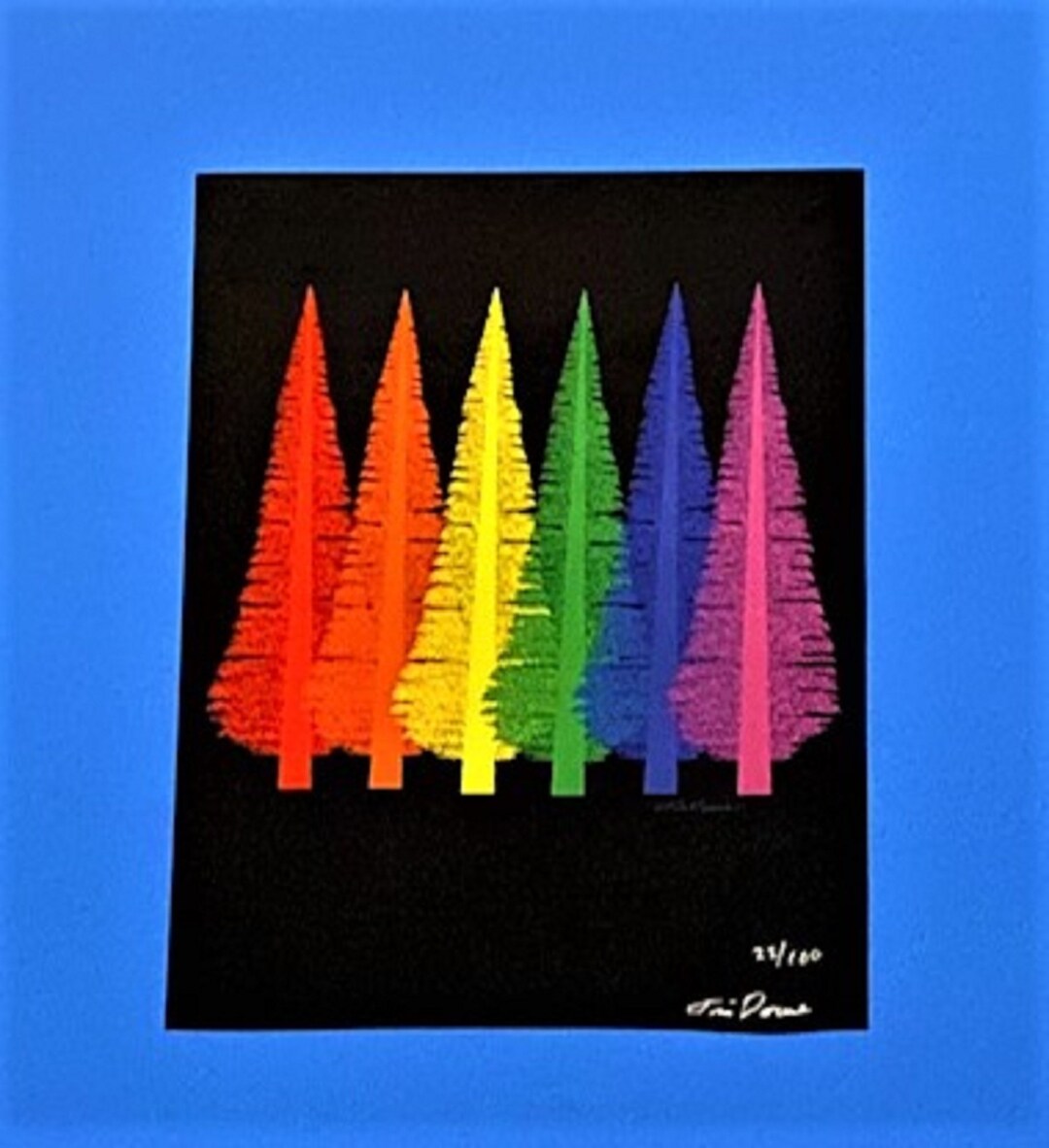 The Pines Print, Pride Pines, the Pines, Pride Tree Art, Naturally Gay ...