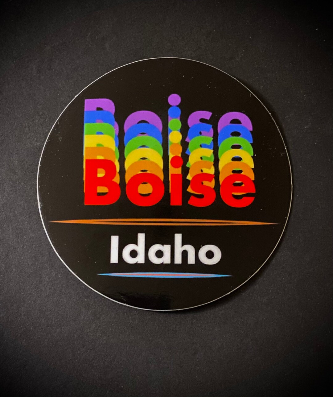Boise Idaho Pride Sticker: Rainbow LGBTQ Vinyl Decal - Etsy
