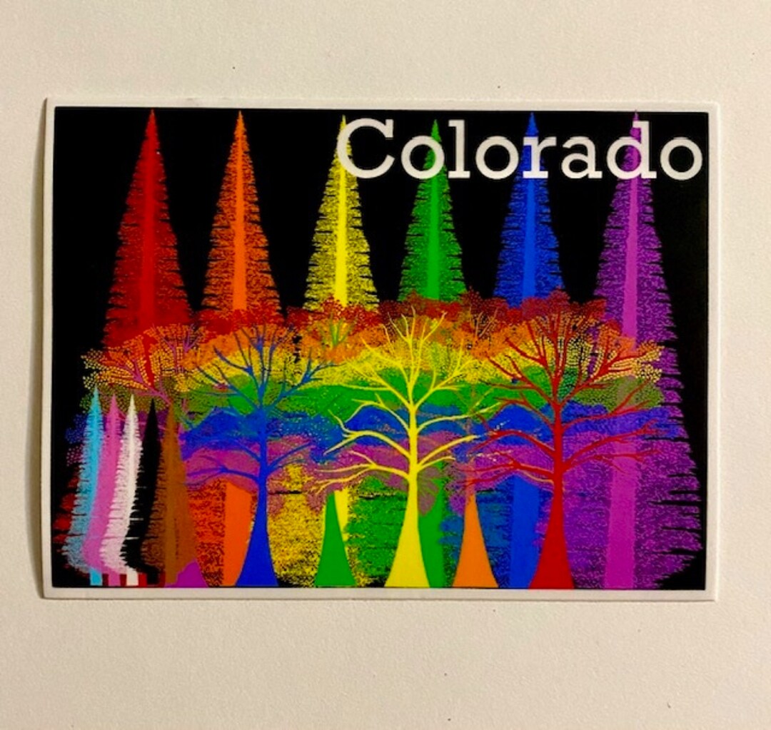 Colorado Pride Sticker, Colorado Gay Pride, Colorado Gay Pride Sticker ...