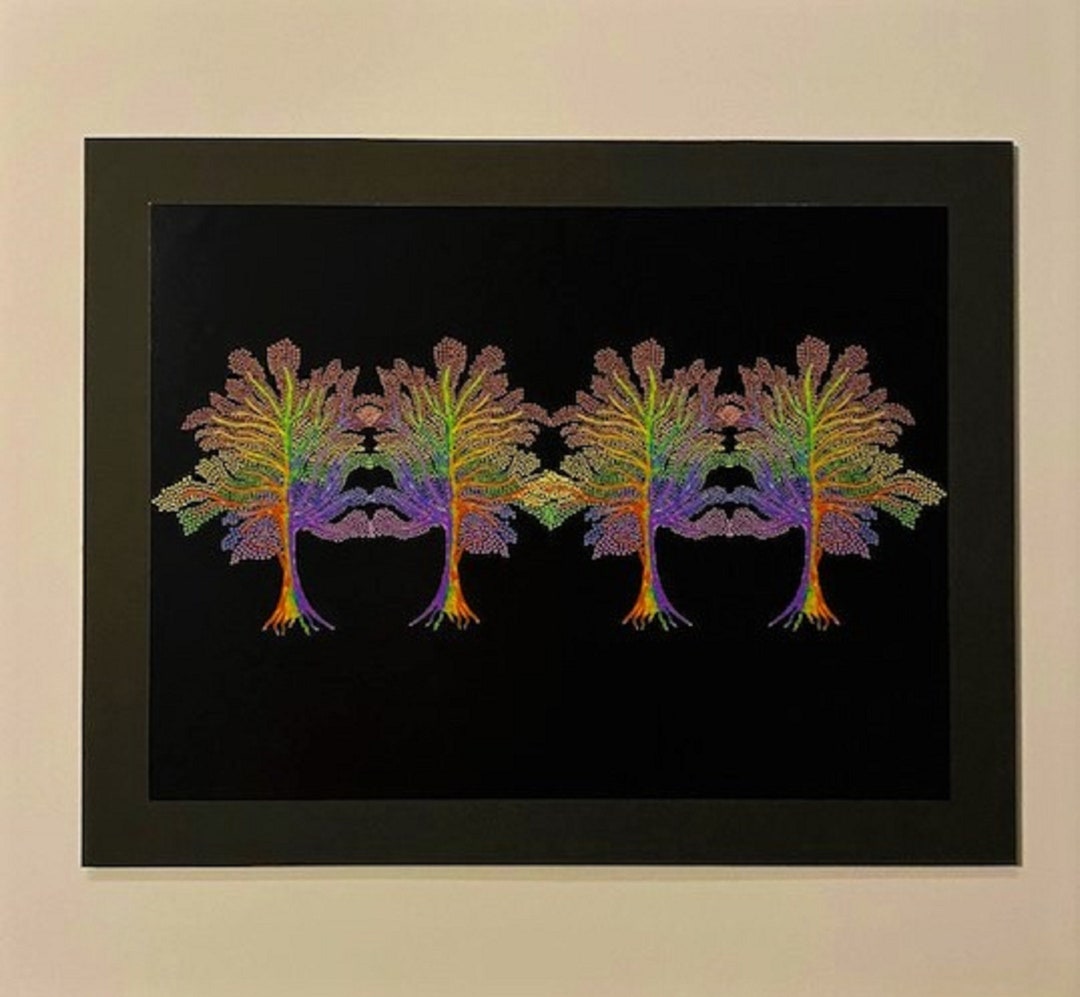Iridescent Rainbow Trees Art Print: Signed & Numbered Pride Decor - Etsy