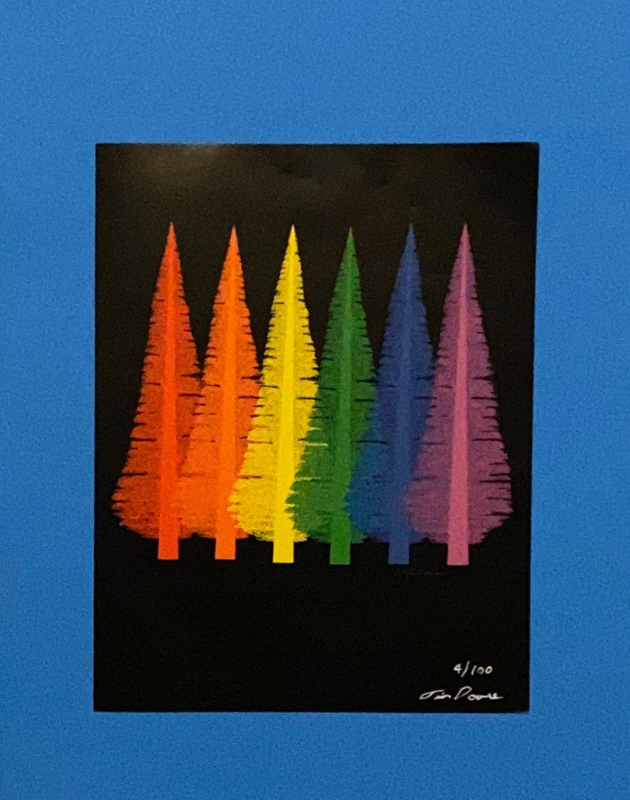 The Pines Print Pride Pines The Pines Pride Tree Art | Etsy