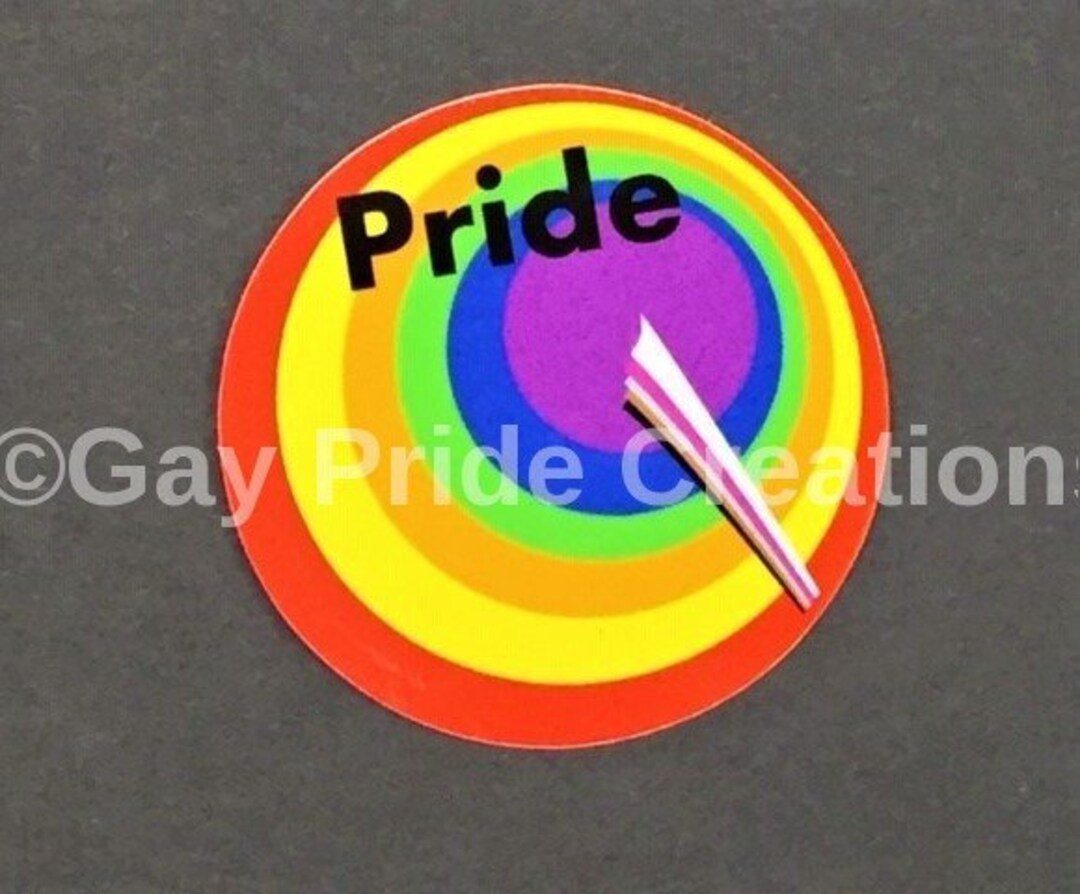 Gay Pride Rainbow Sticker: LGBTQ Vinyl Decal - Etsy