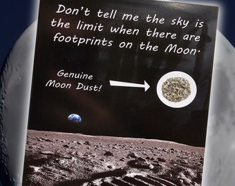 1g Authentic Moon Dust From Cutting Lunar Meteorites, in a Star Vial on ...