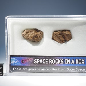 Space Rocks in a Box! Genuine Meteorites From Outer Space! - Etsy