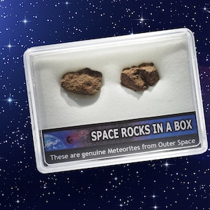 Space Rocks in a Box! Genuine Meteorites From Outer Space! - Etsy