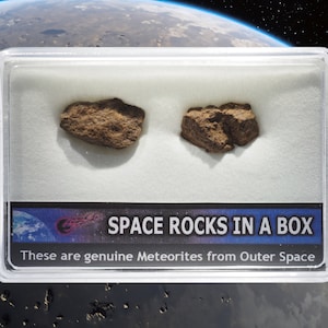 Space Rocks in a Box! Genuine Meteorites From Outer Space! - Etsy