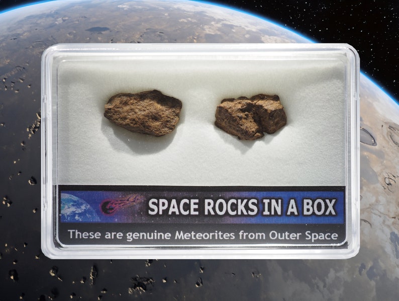 Space Rocks in a Box! Genuine Meteorites From Outer Space! - Etsy