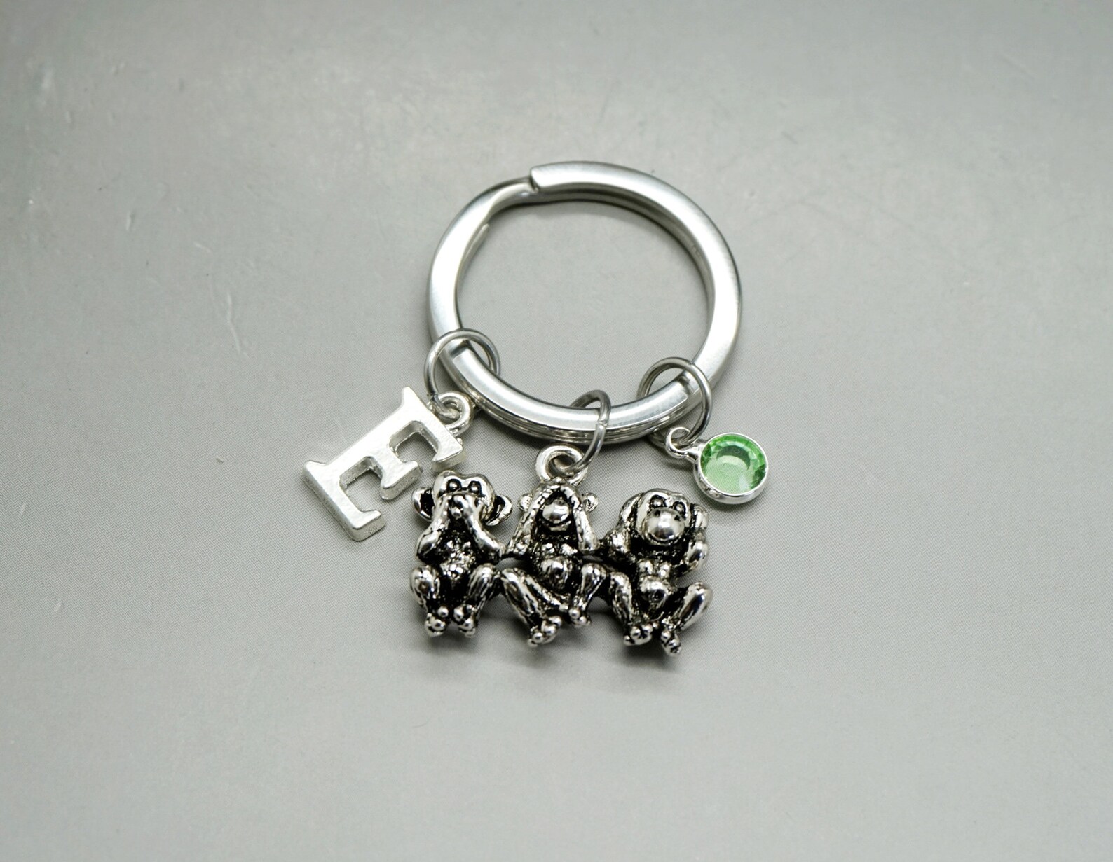 Monkey Keychain 3D monkey gift custom keychain | Etsy