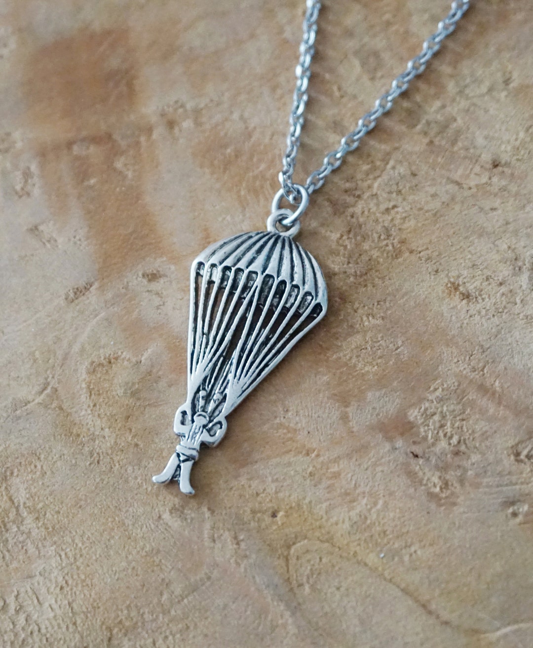 Parachute necklace parachuting gift parachuter jewelry flying gift ...