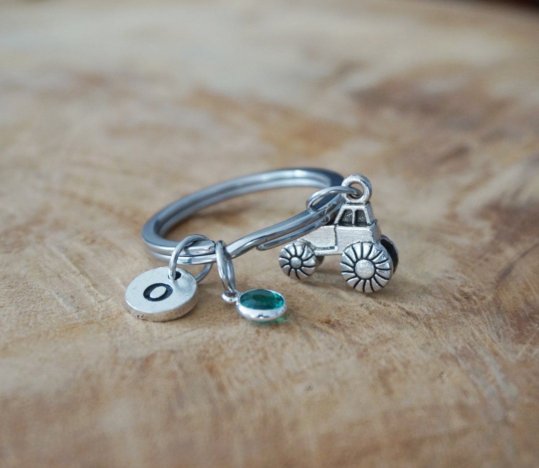 Tractor Keychain Farm Keyring Tractor Tractor Keychain Farmer Farmer ...