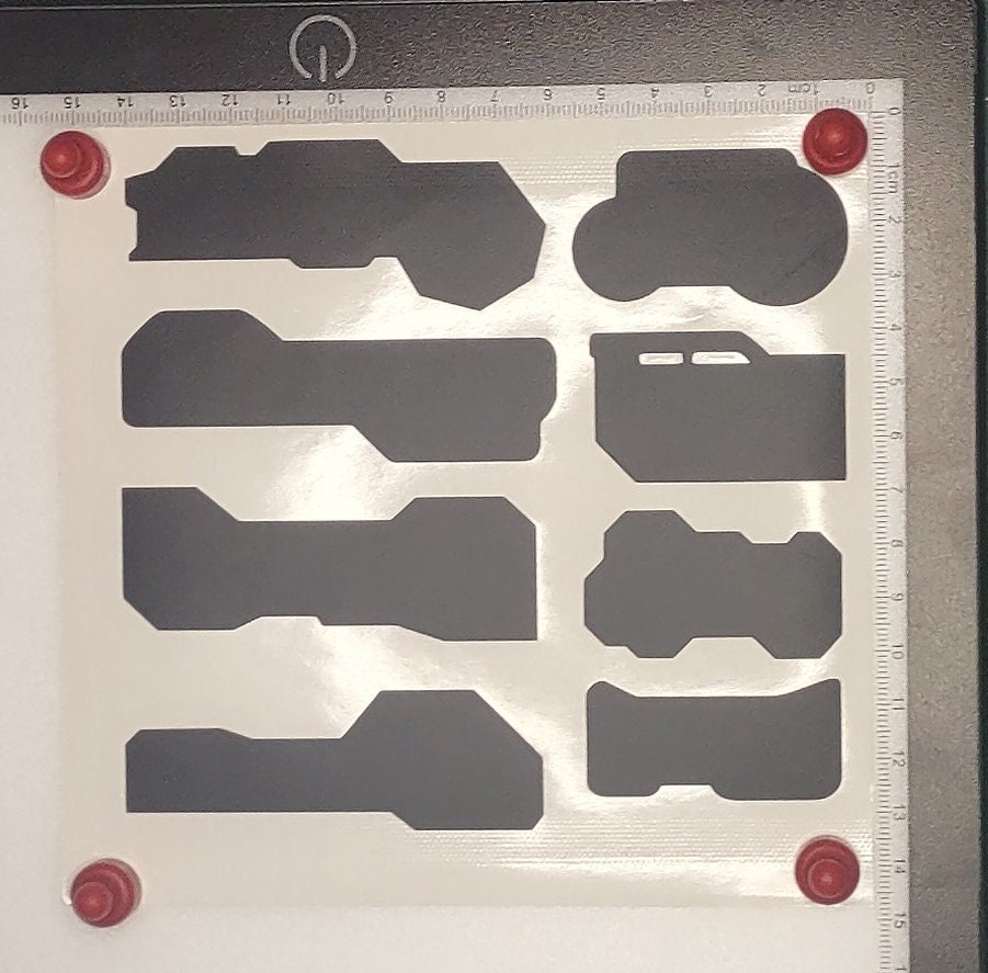 Cyberpunk/tech Inspired Panel Label Decals - Etsy