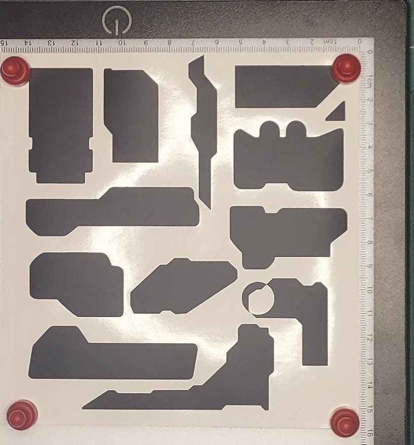 Cyberpunk/tech Inspired Panel Label Decals - Etsy