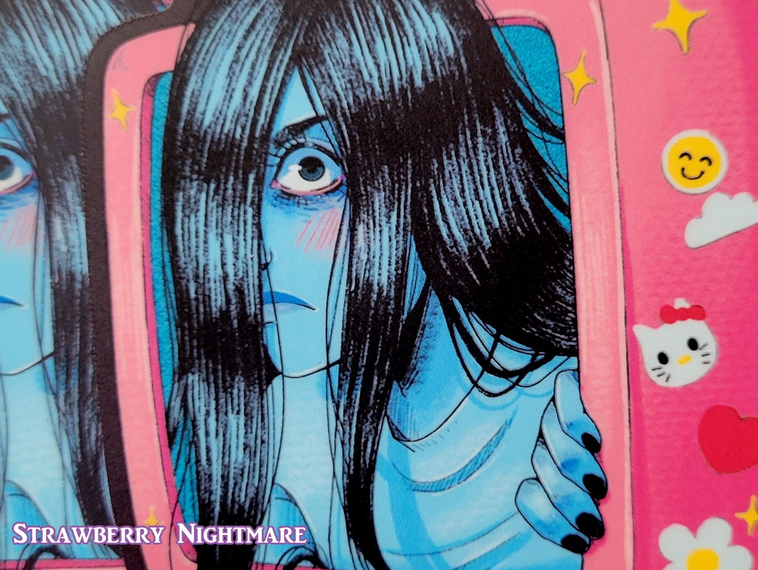 Sadako the Ring Creepy Cute Sticker - Etsy