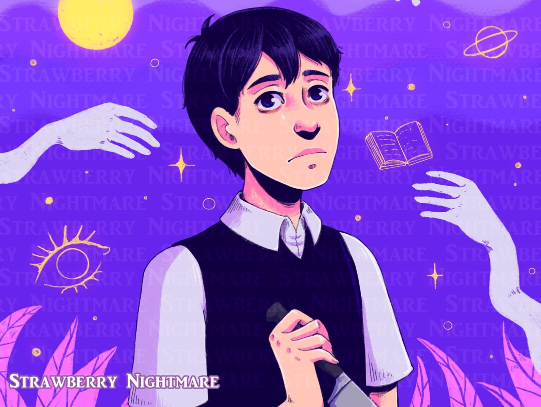 White Space Omori Art Print - Etsy