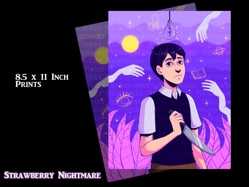 White Space Omori Art Print - Etsy