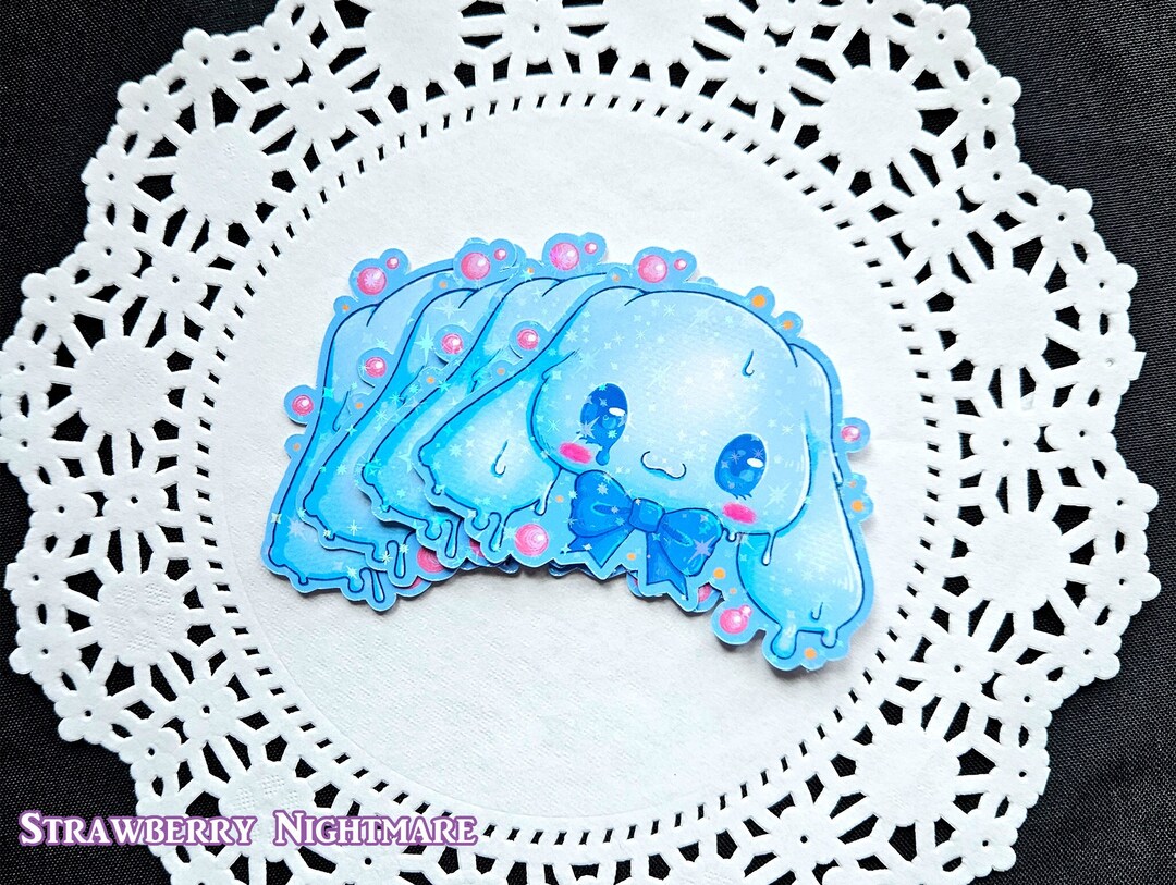 Melty Cinnamoroll Creepy and Cute Sticker - Etsy