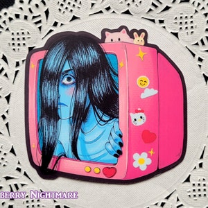 Sadako the Ring Creepy Cute Sticker - Etsy