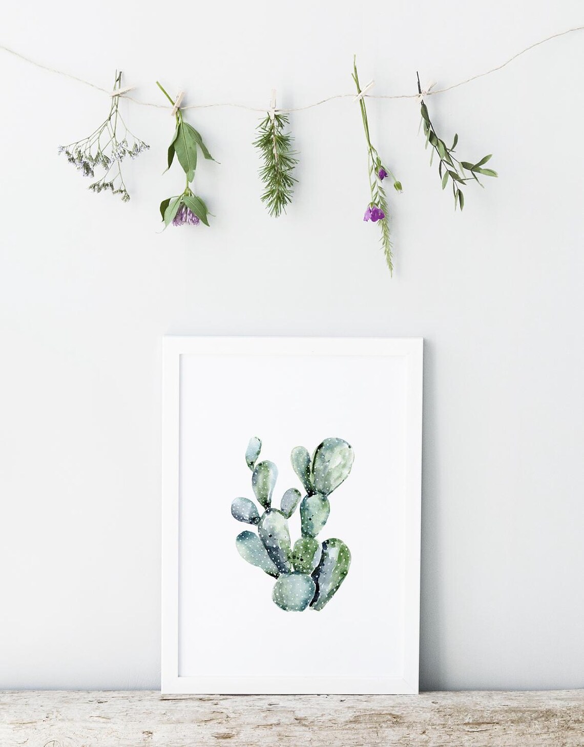 Cactus Print Watercolor Cactus Print Cactus Poster - Etsy