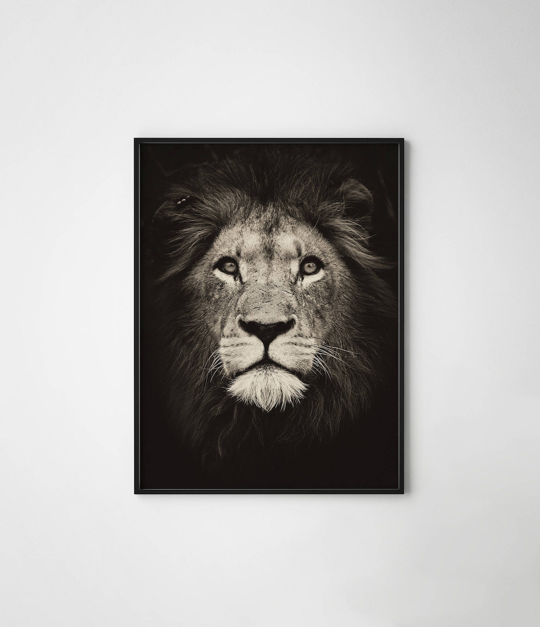 Lion Lion Print Lion Poster Scandinavian Design Wall Art - Etsy