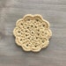 100% Organic Cotton Crochet Coaster Sage, Sage Coaster, Cotton Coaster ...