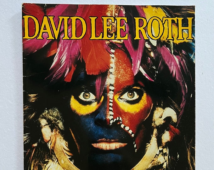 David Lee Roth 1986 the World Tour Concert Tour Program Booklet - Etsy