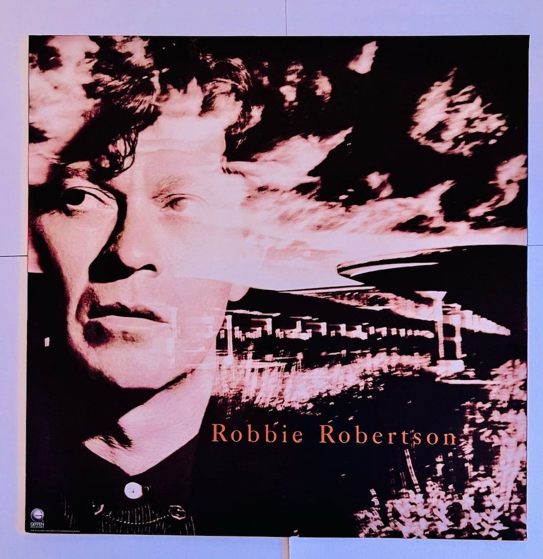 Robbie Robertson: Robbie Robertson Album Poster 24”x24” 1987 - Etsy