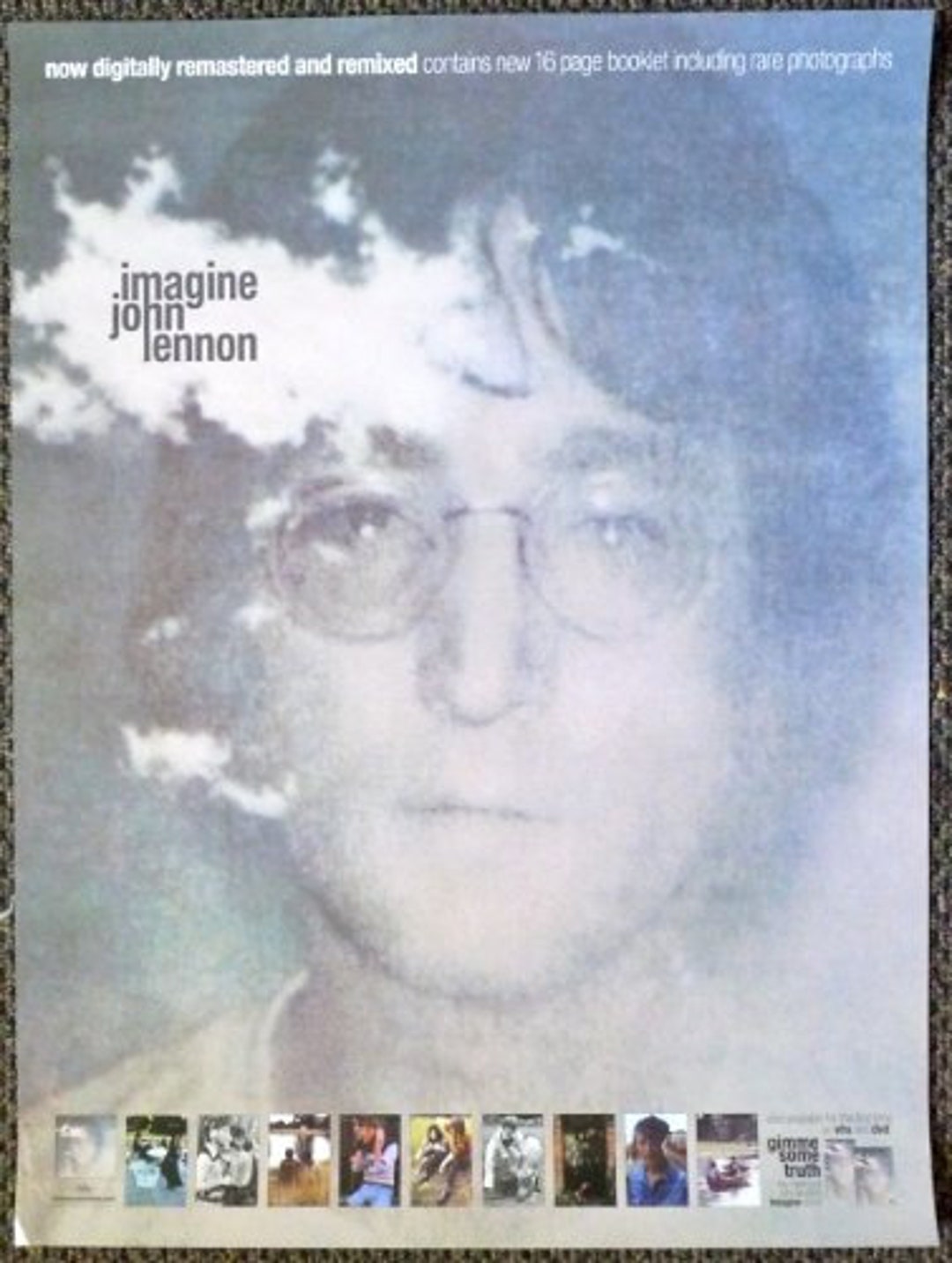 John Lennon - Imagine - Advertising Poster 18"x24" - Etsy