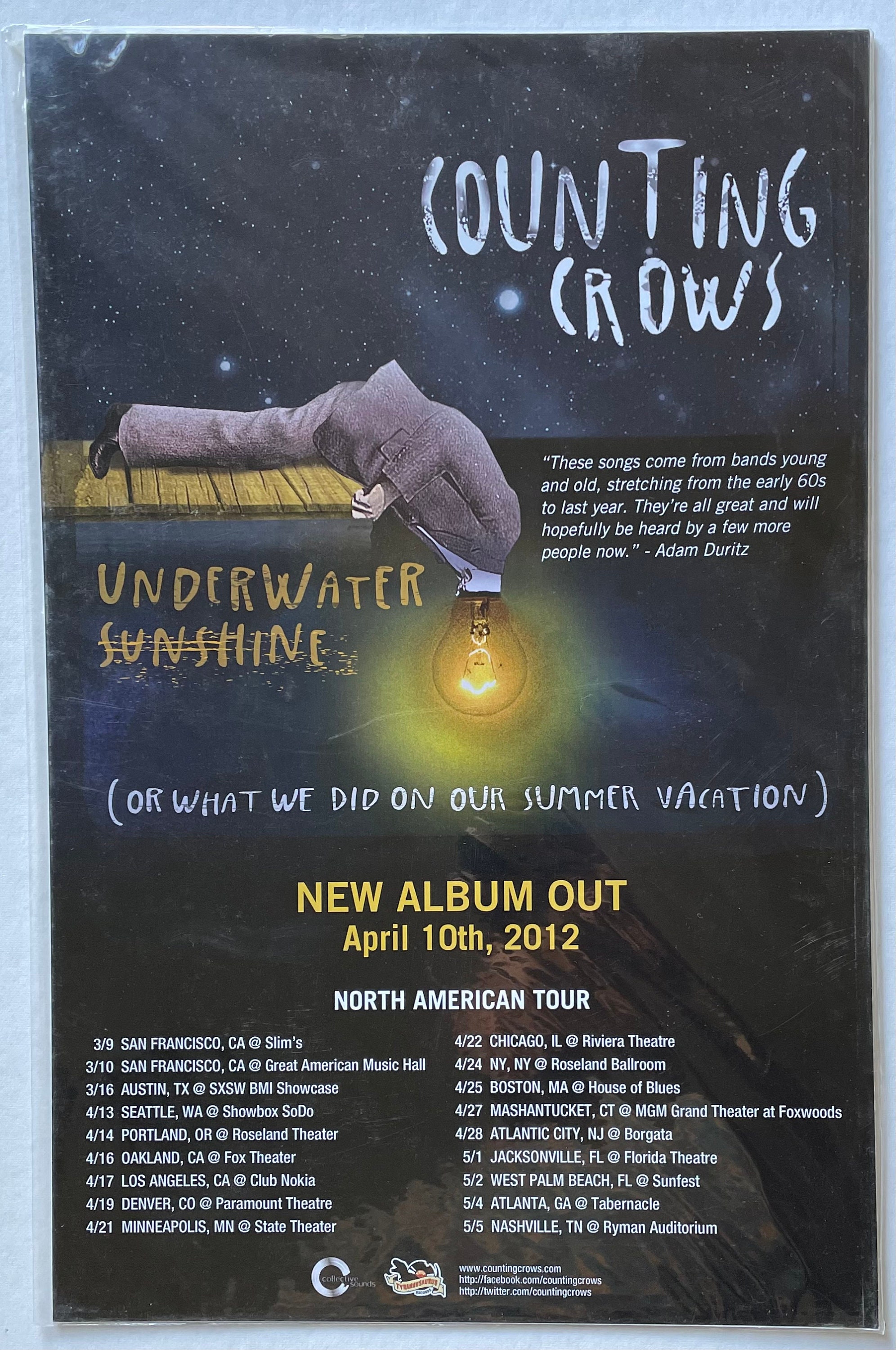 Counting Crows Underwater Sunshine