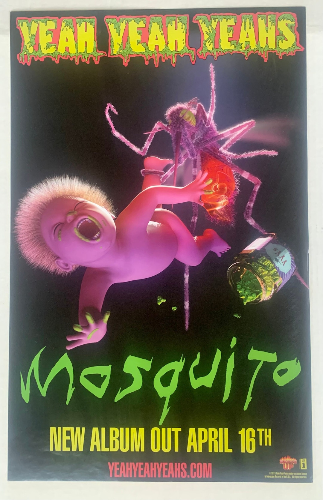 Yeah Yeah Yeahs: Mosquito Album Poster 14"x22" - Etsy