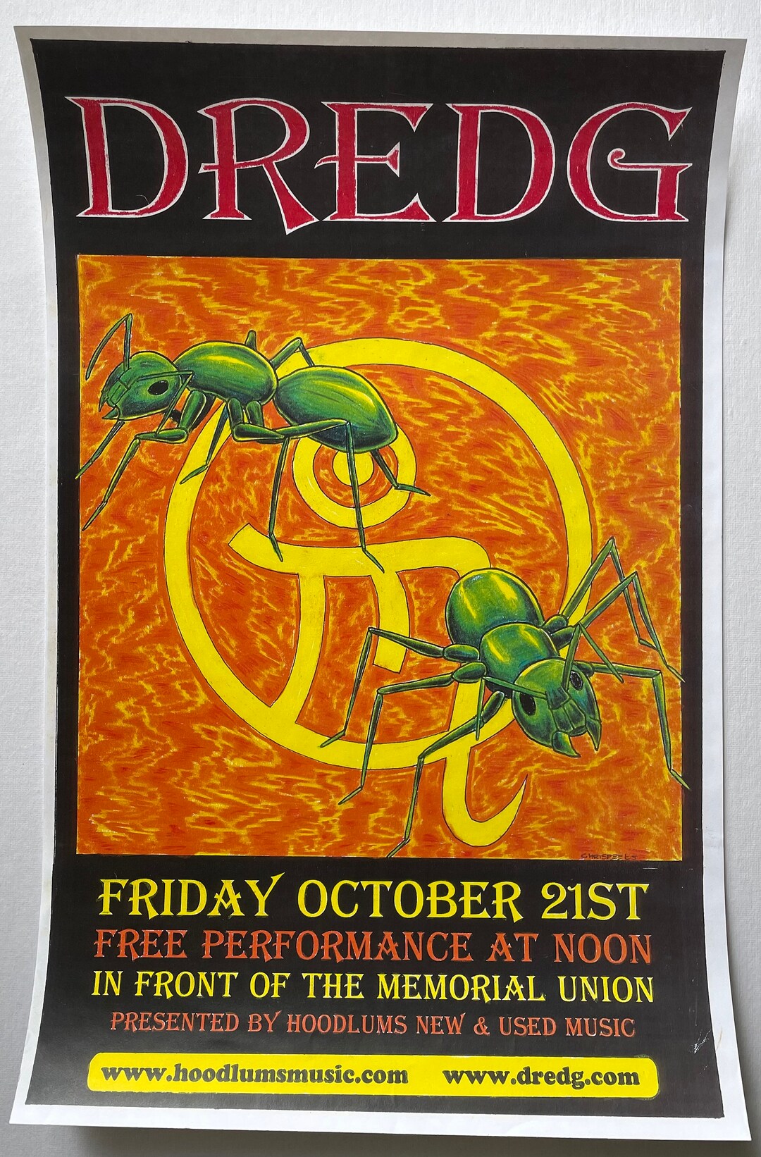 Dredg Live at Hoodlums 11"x17" Poster - Etsy