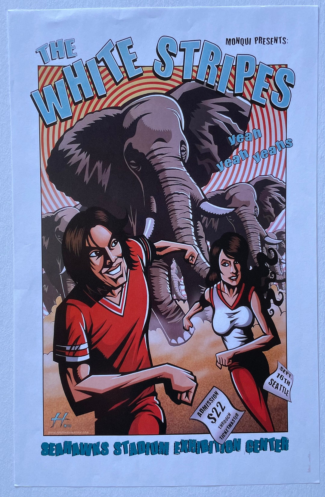 The White Stripes Yeah Yeah Yeahs 11"x17" Poster - Etsy
