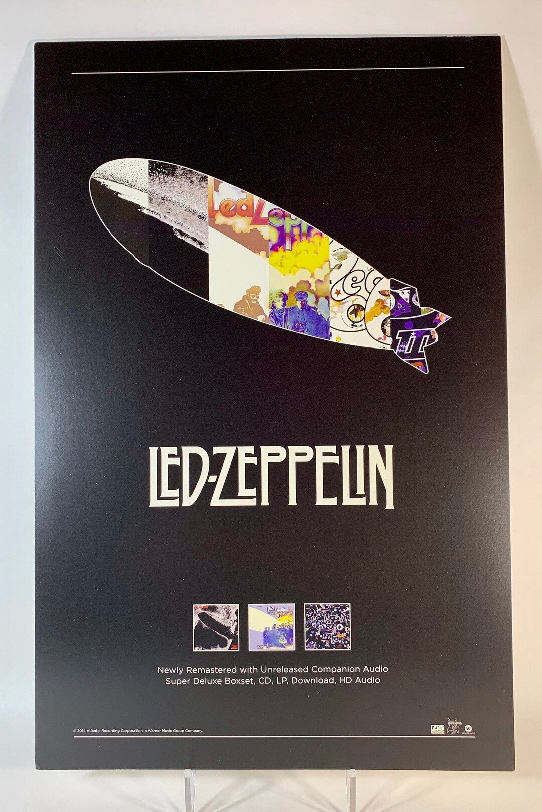 Led Zeppelin Remasted Album Poster, 11" X 17" - Etsy