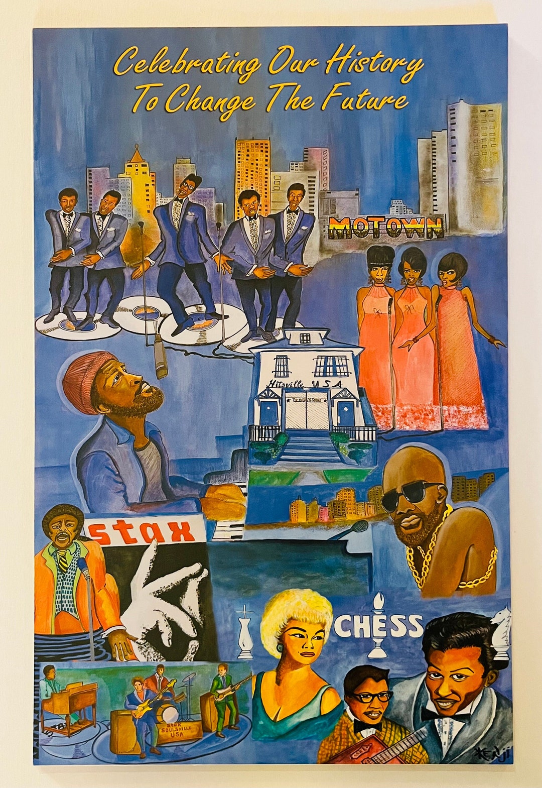 Stax Motown Chess - Black History Month Poster 11"x17" - Blues Soul R&B ...