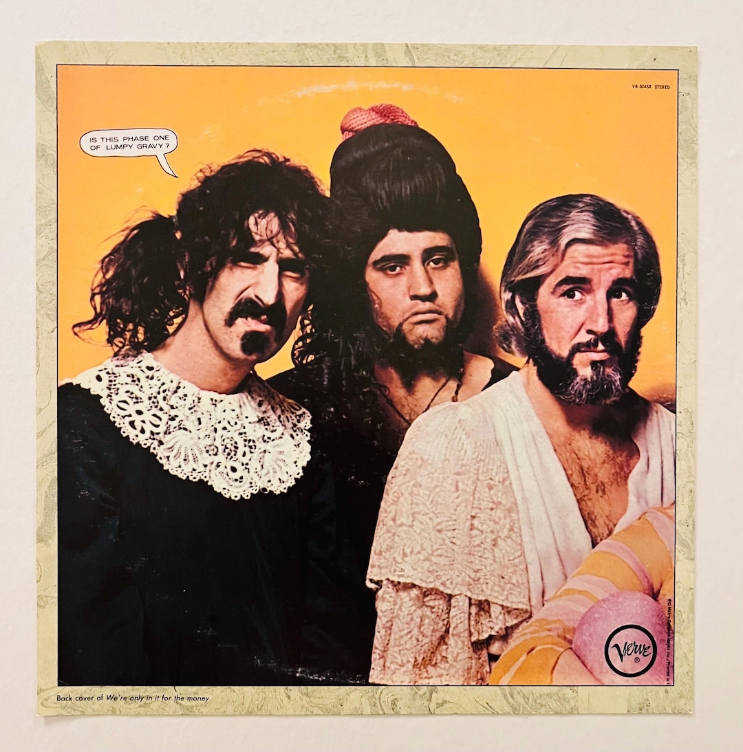 Frank Zappa - We're Only in It for the Money - Album Cover Poster - Etsy