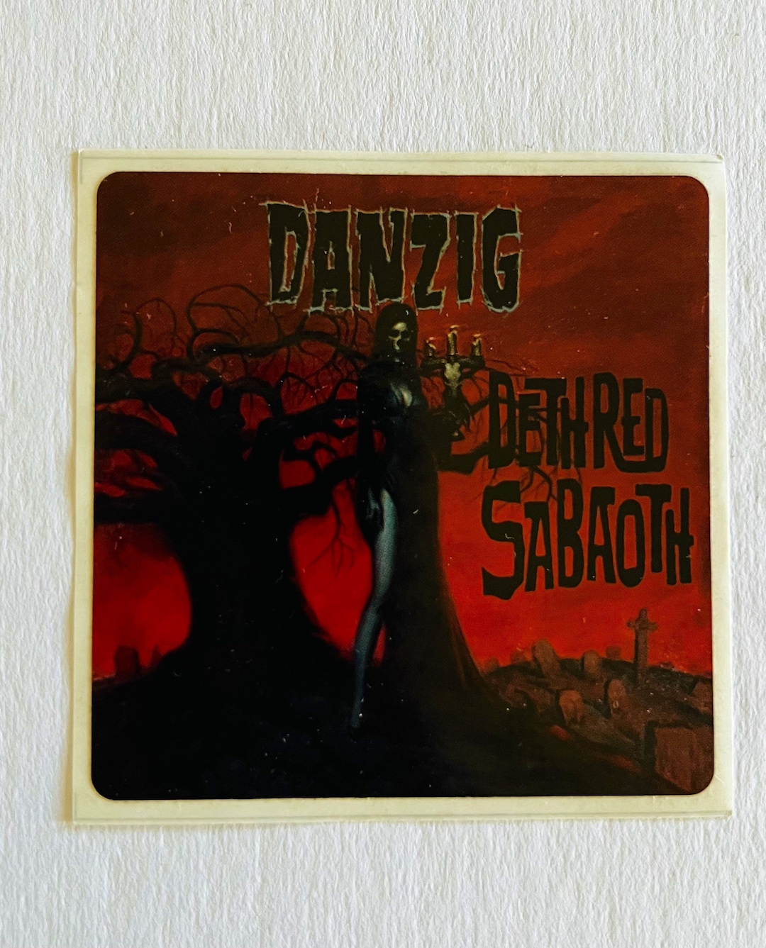 Danzig, Deth Red Sabaoth Album Sticker 3”x3” 2010 Sticker - Etsy