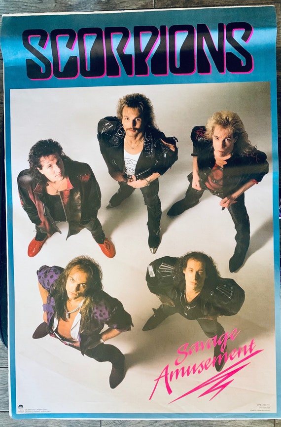 Scorpions: Savage Amusement Album Poster 24x36 1988 - Etsy