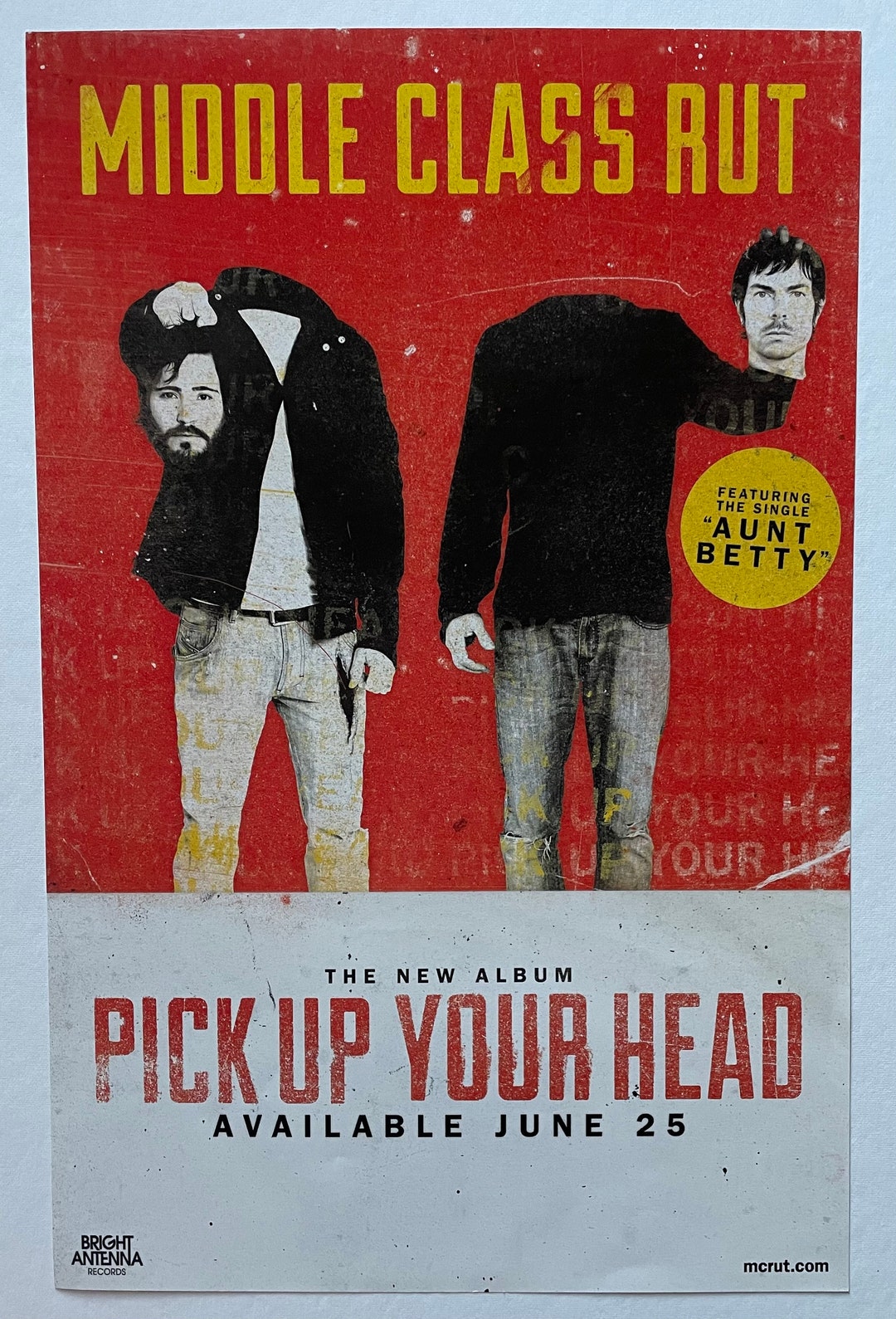 Middle Class Rut Pick up Your Head 11"x17" Poster - Etsy