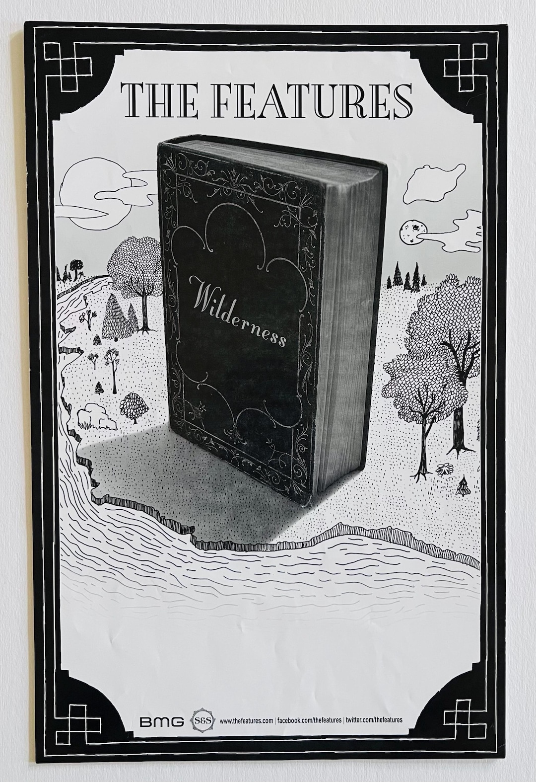 The Features - Wilderness - Album Poster - 11”x17” - 2011 - Etsy
