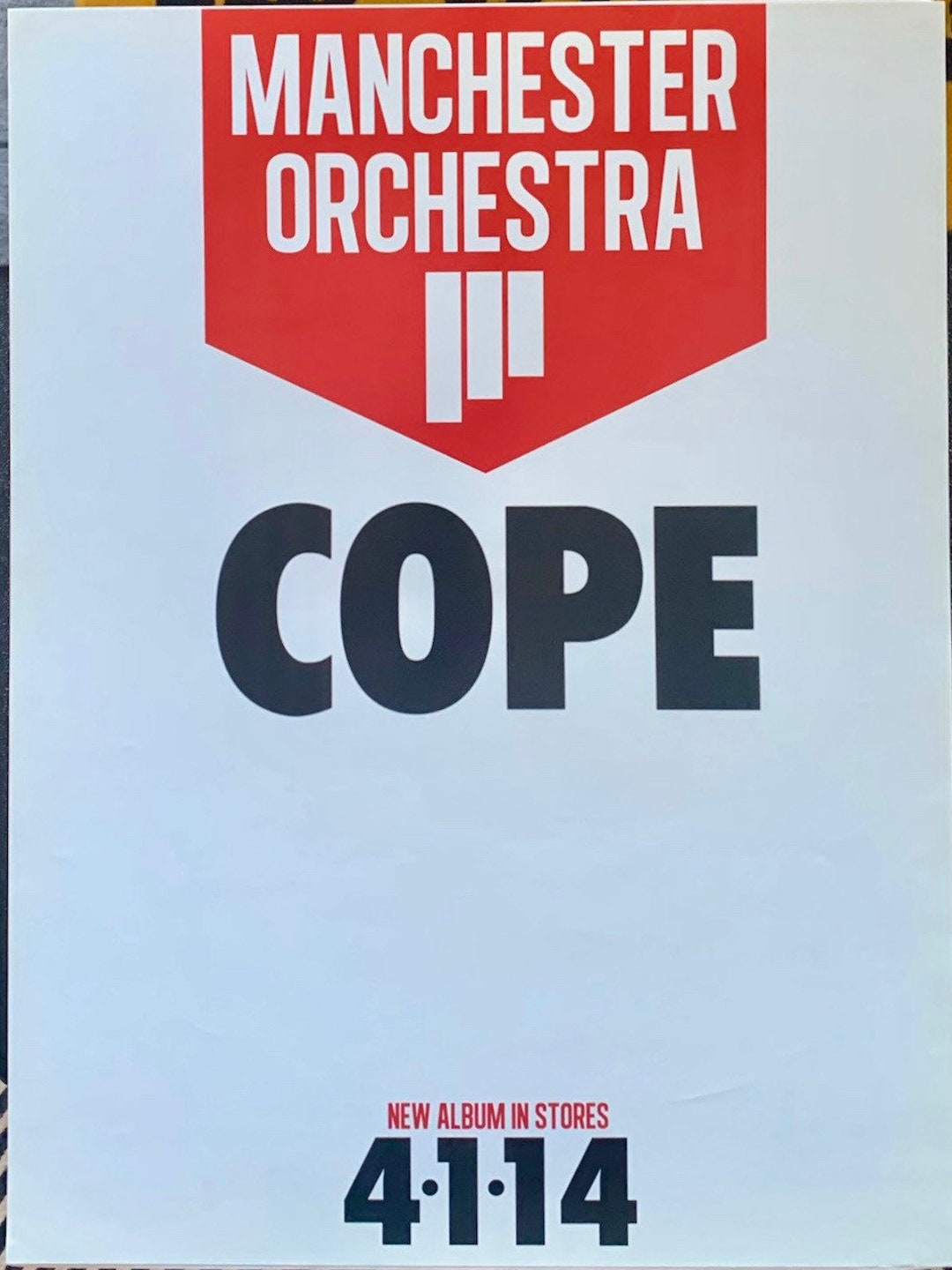 Manchester Orchestra: Cope Album Poster 18”x24” - Etsy