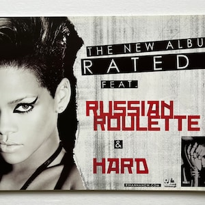 Rihanna Rated R 11"x17" Double Sided Poster - Etsy