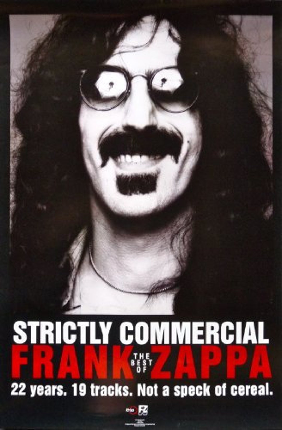 Frank Zappa - Strictly Commercial - Advertising Poster 24"x36" - Etsy