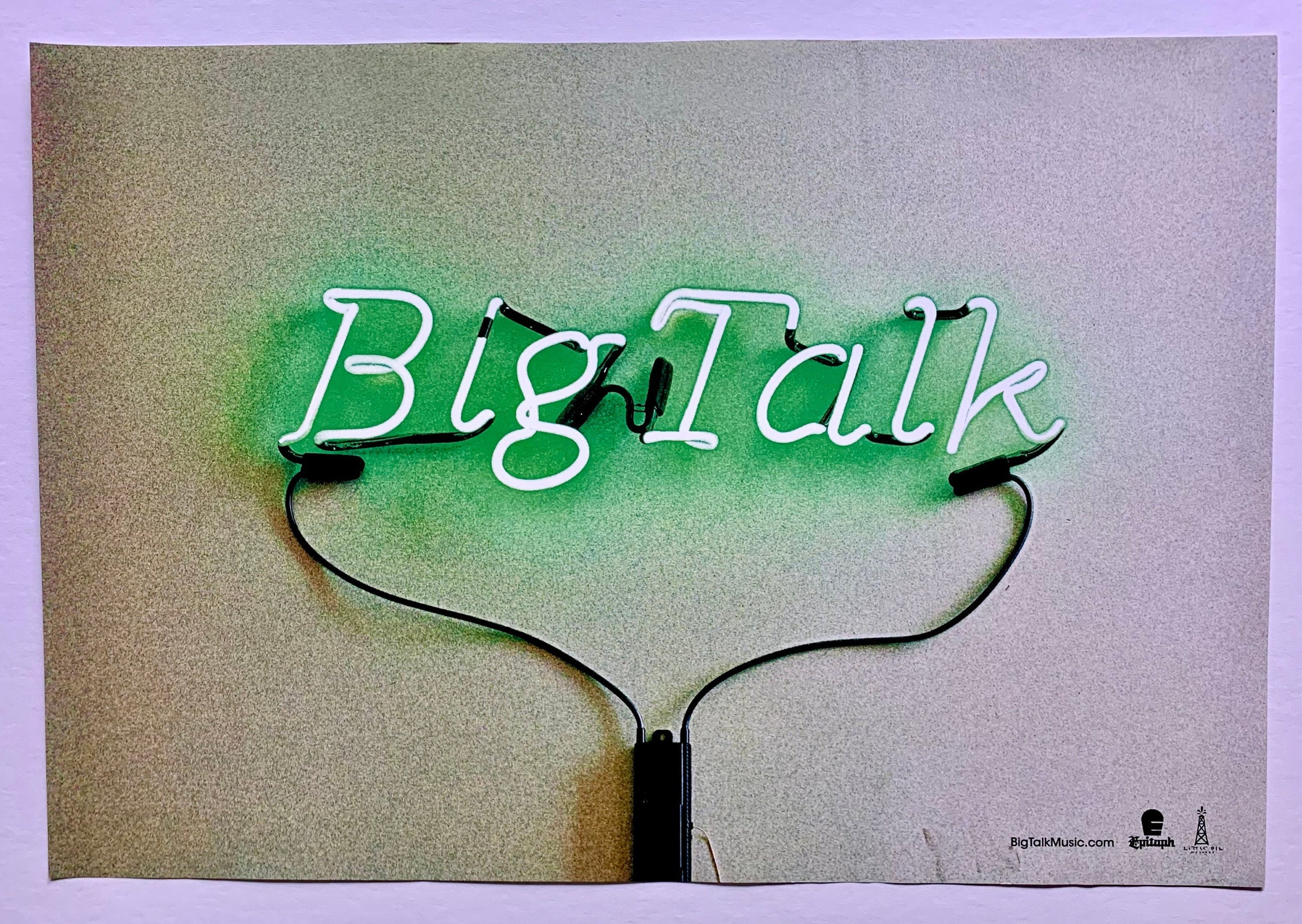 Big Talk Band Poster, 13" X 19" - Etsy UK