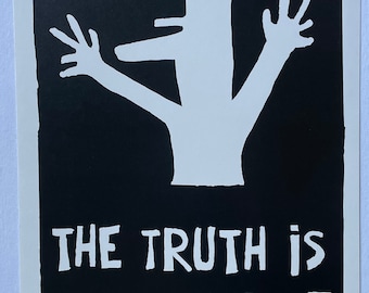 Truth is Out There Poster - Etsy