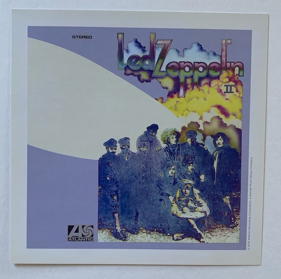 Led Zeppelin II Album Cover Print 8x8 - Etsy