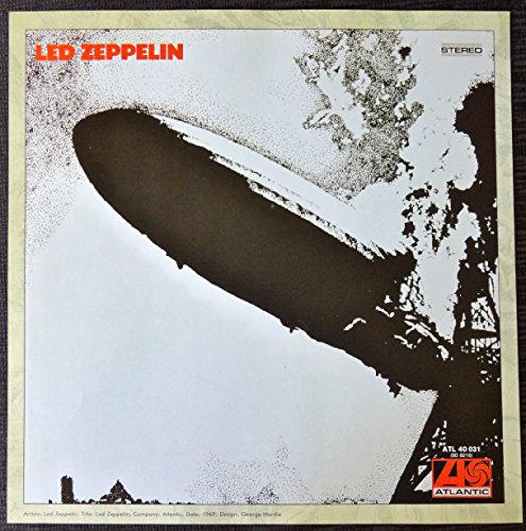 Led Zeppelin - Led Zeppelin I - Vintage Album Cover Poster - Etsy