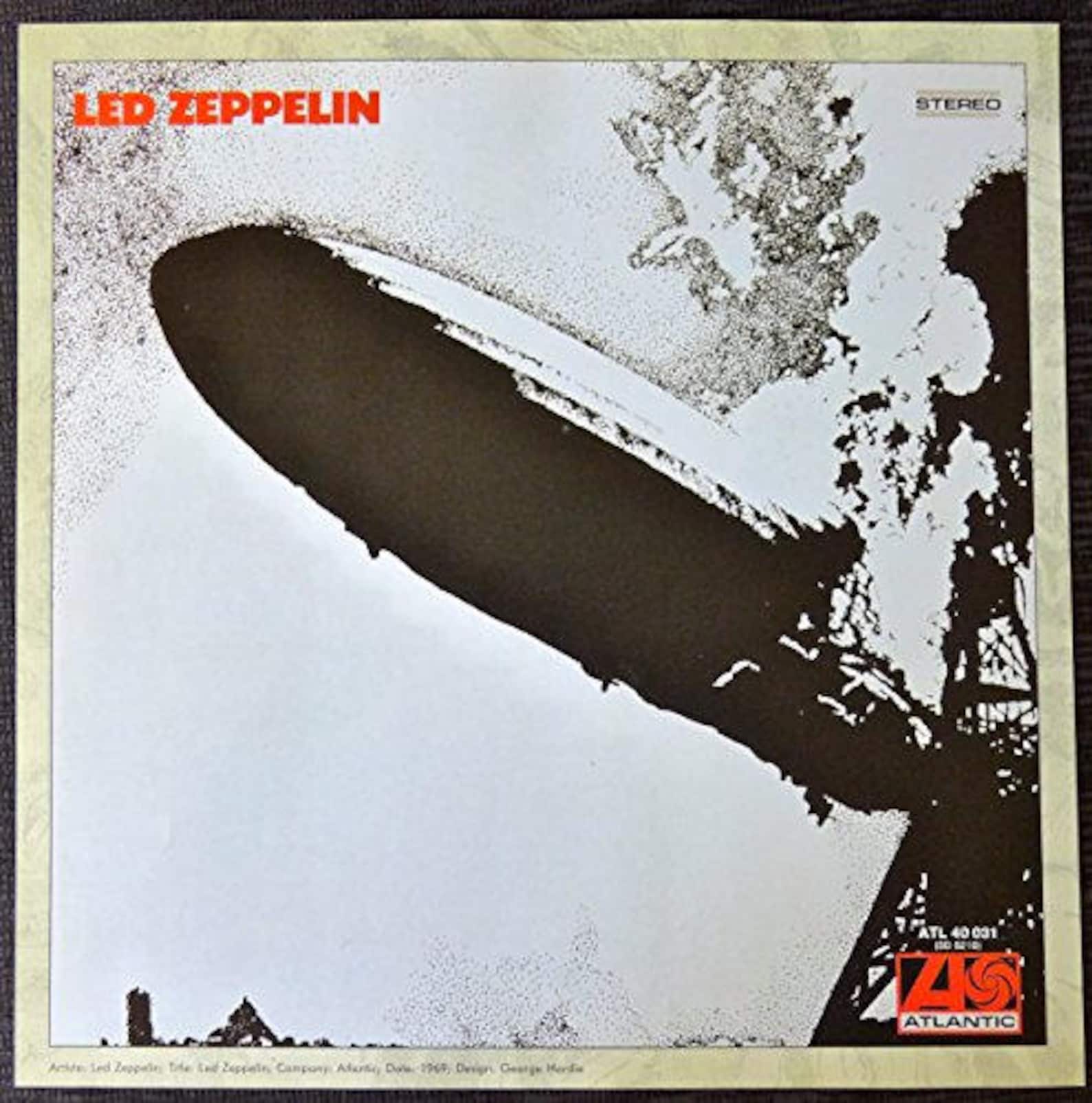 Led Zeppelin - Led Zeppelin I - Vintage Album Cover Poster - Etsy