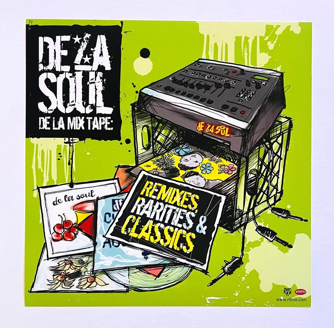 De La Soul Album Poster: Remixes, Rarities & Classics (12"x12") - Etsy