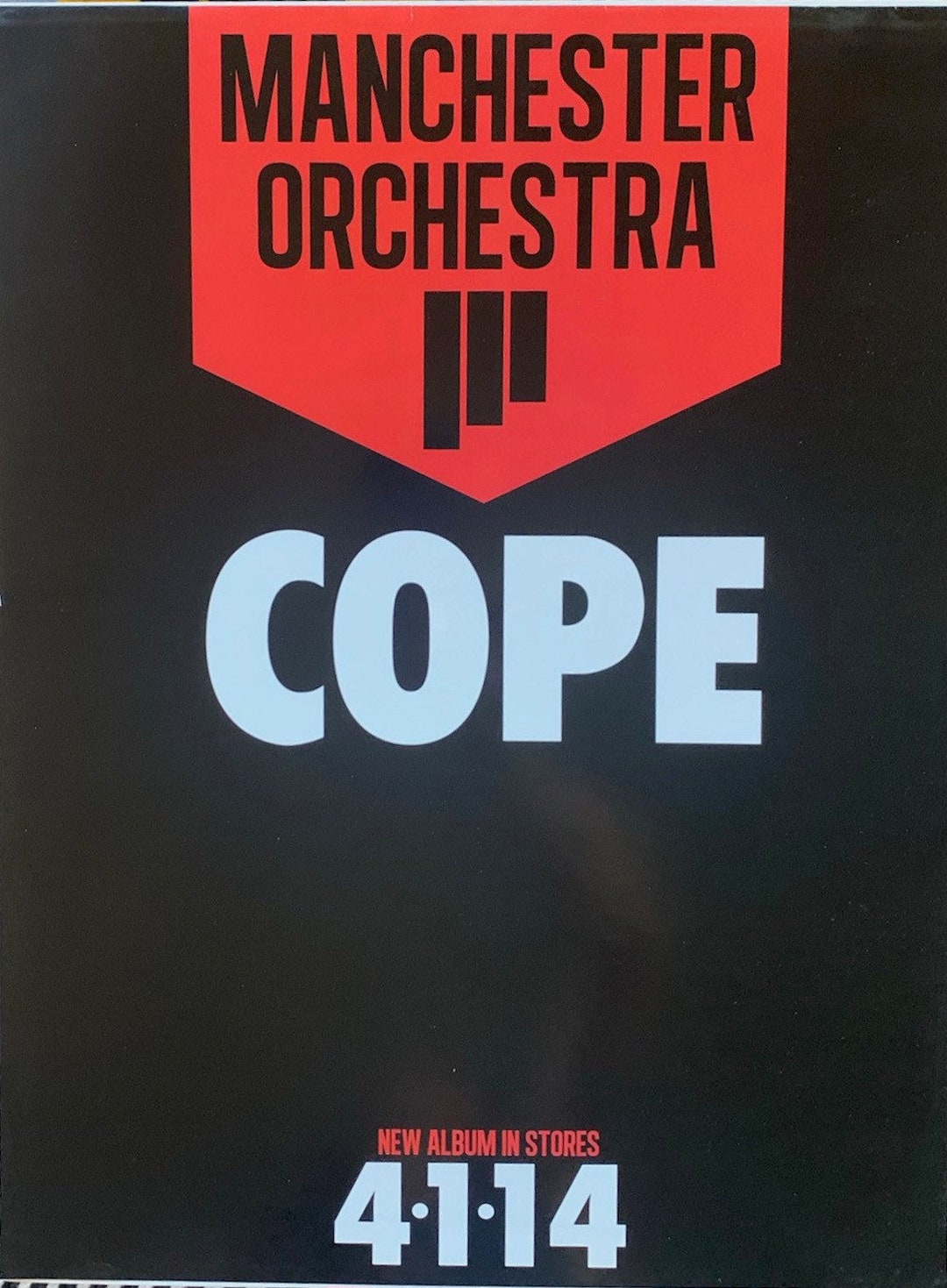 Manchester Orchestra: Cope Album Poster 18x24 - Etsy