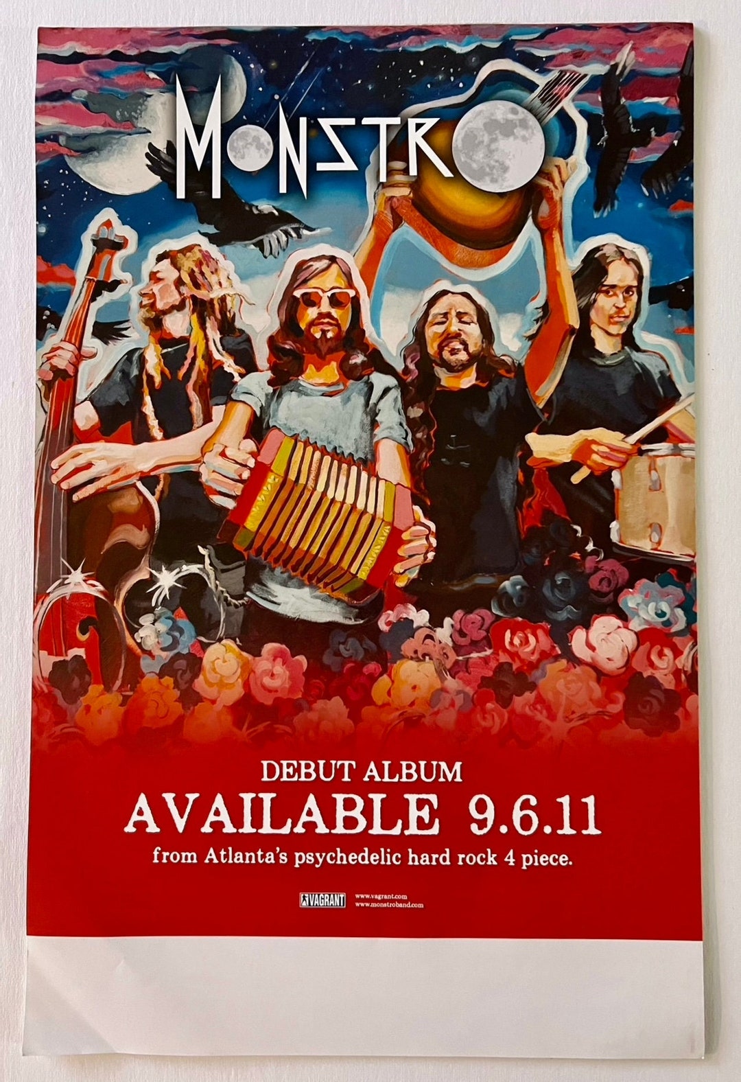 Monstro Album Poster 11"x17" 2011 - Etsy
