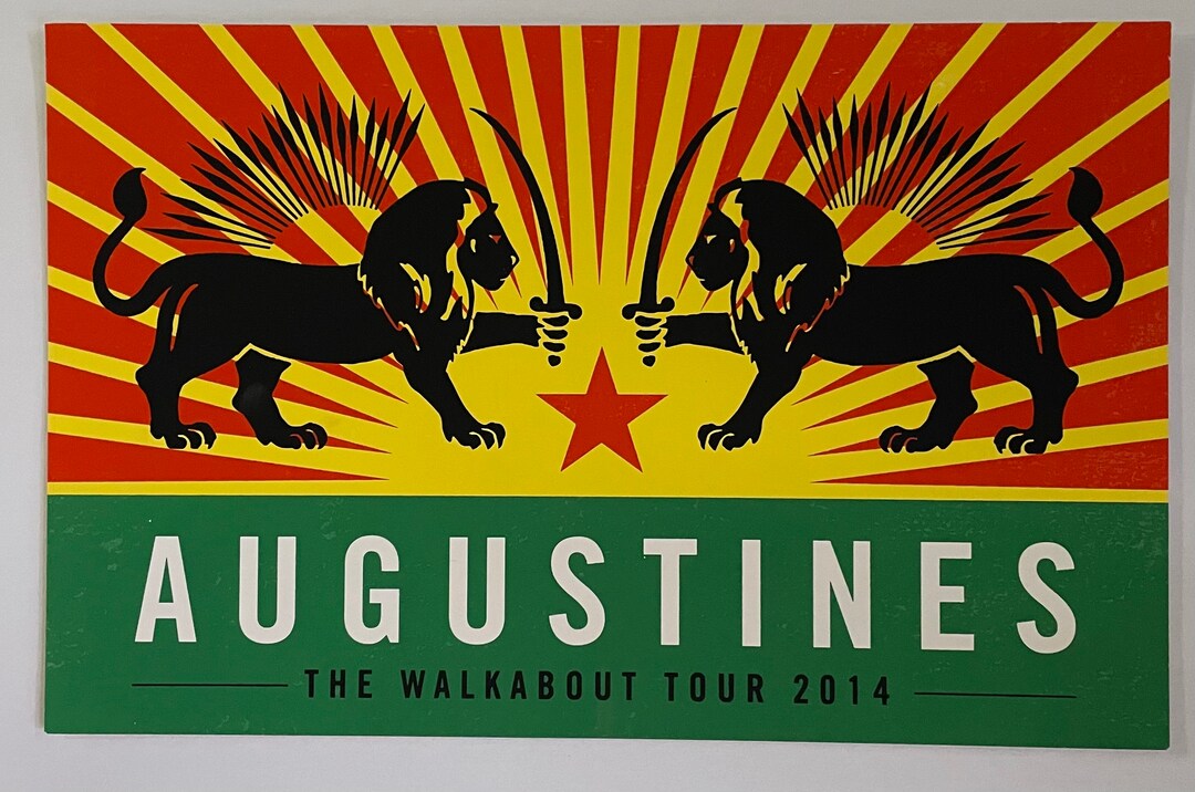 Augustines The Walkabout Tour 2014 11"x17" Poster - Etsy Österreich